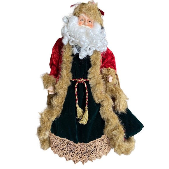 Father Christmas | Holiday | 8 Santa Claus Father Christmas Tree Topper ...